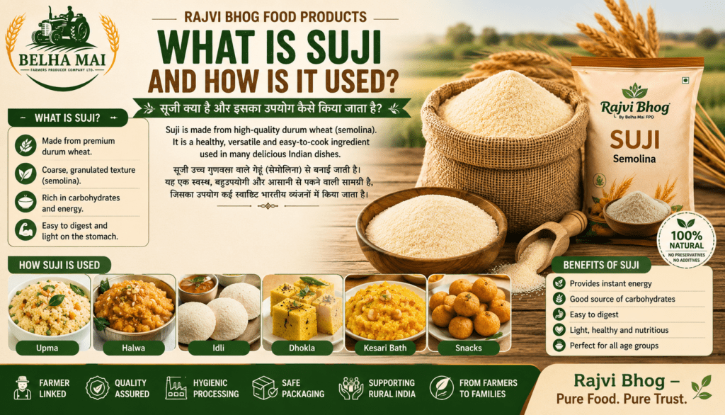 What Is Suji? Uses, Benefits & Importance In Indian Food │ Abhay Singh ...